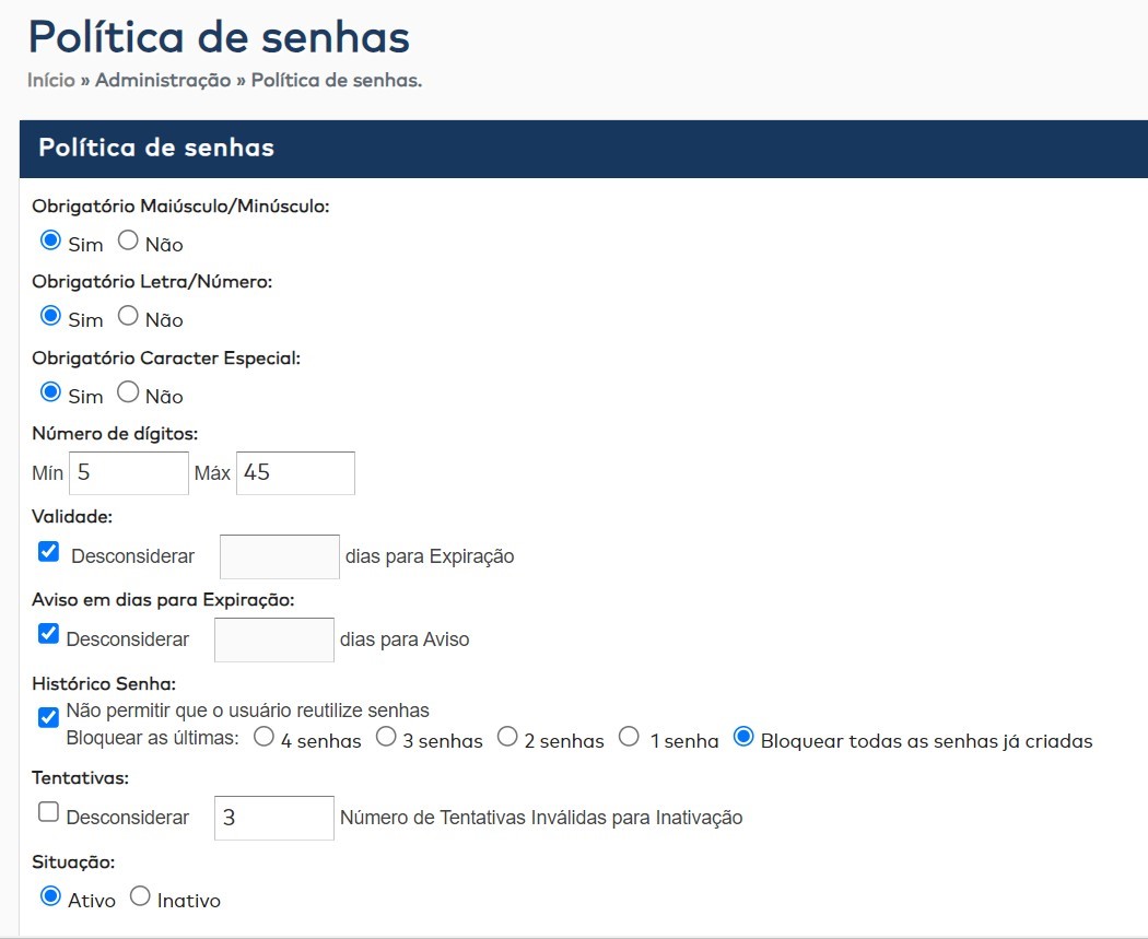 Política de Contraseñas – Equals Business